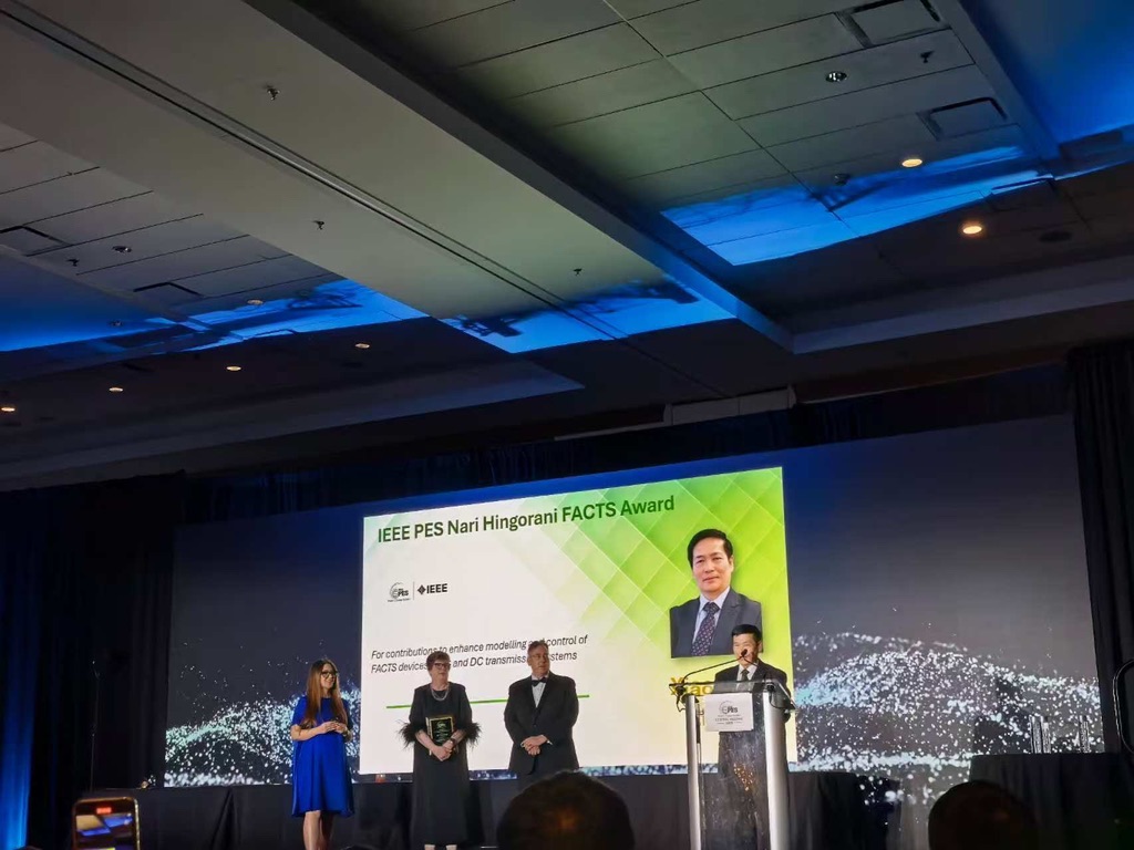 Professor Xiao-Ping Zhang received the prestigious 2025 IEEE PES Nari ...